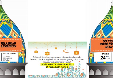 Buku Program Majlis Pelancaran Ihya' Ramadhan 2023