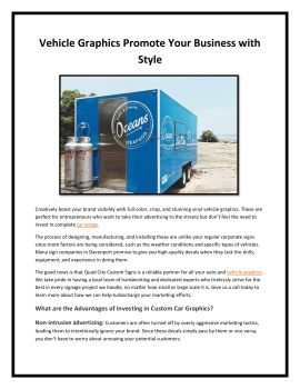 Long Lasting Decal Signs - Quad City Custom Signs Flip PDF | AnyFlip