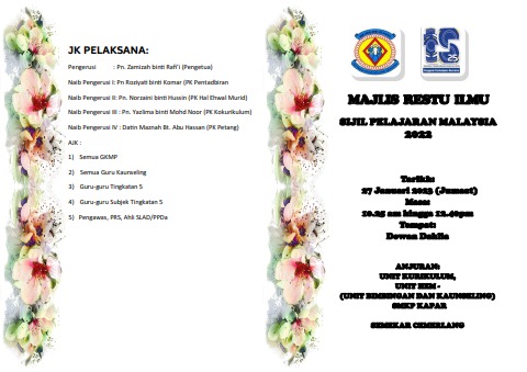 BUKU PROGRAM MAJLIS RESTU ILMU SPM 2022 - luqman123421 Flip PDF | AnyFlip