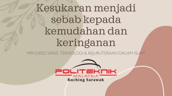 KESUKARAN MENJADI SEBAB KEPADA KEMUDAHAN DAN KERINGANAN - Akmal Hazim ...