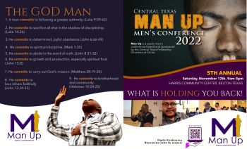 2022 Man Up Men's Conference Booklet - inquire Flip PDF | AnyFlip