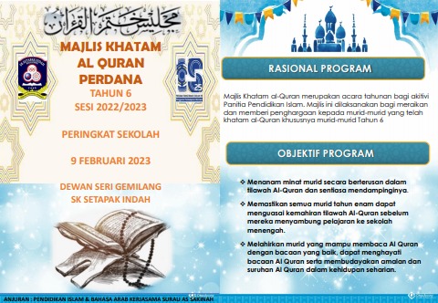 BUKU-PROGRAM-Majlis-Khatam-Al-Quran - Ummu Syifa Flip PDF | AnyFlip
