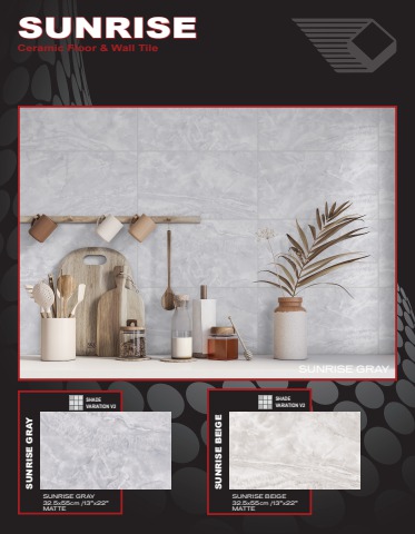 Sunrise Ceramic Catalog