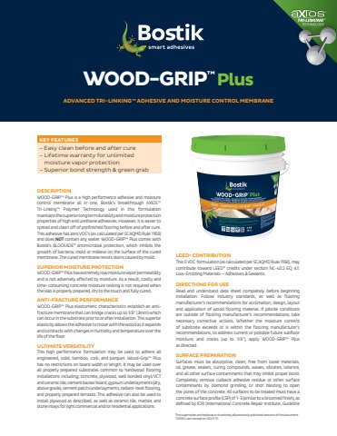 Wood-Grip Plus TDS