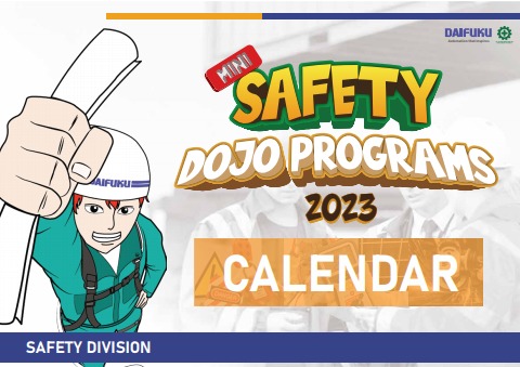 E Mini Safety Dojo Calendar