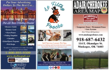 Adair Cherokee County Map Cover Side - Skyline Publishing Flip PDF ...