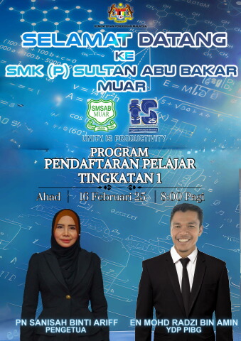 BUKU PROGRAM KEMASUKAN PELAJAR T1 SMK (P) SAB MUAR 2025