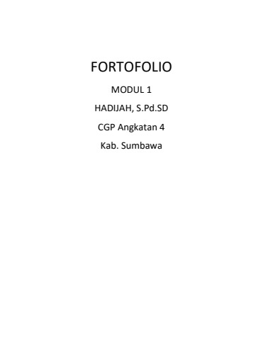 FORTOFOLIO - hadijah ijun Flip PDF | AnyFlip