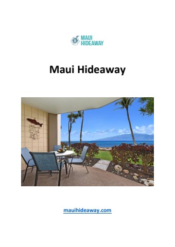 Maui Hideaway - mauihideaway3341 Flip PDF | AnyFlip