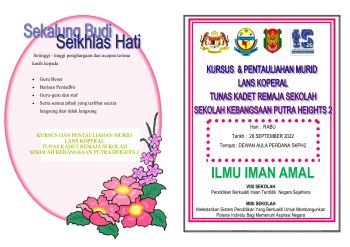 Buku Program Kursus & Pentauliahan Murid Lans Koperal TKRS SKPH2 (2022 ...