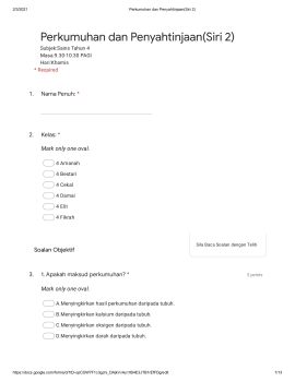 Soalan Perkumuhan dan Penyahtinjaan - hanif ab rahman | Membalik PDF ...