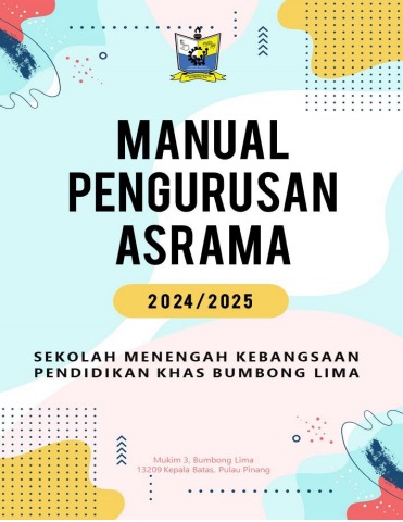 MANUAL PENGURUSAN ASRAMA SESI 2024_2025_update_10_3_2024 - Cikgu Supardi Hussin Flip PDF | AnyFlip