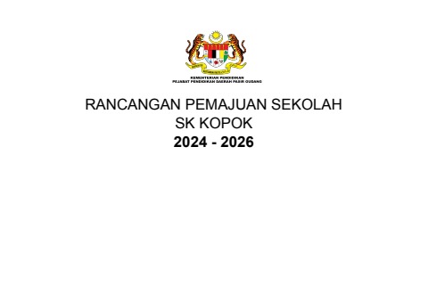 RPS SK KOPOK Daerah Pasir Gudang (2024 - 2026) - asnidar PATAWARI Flip PDF | AnyFlip