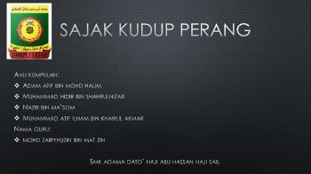 SAJAK KUDUP PERANG - INOVASI E-DIGITAL RAK BAHASA MELAYU SEMADAH ...
