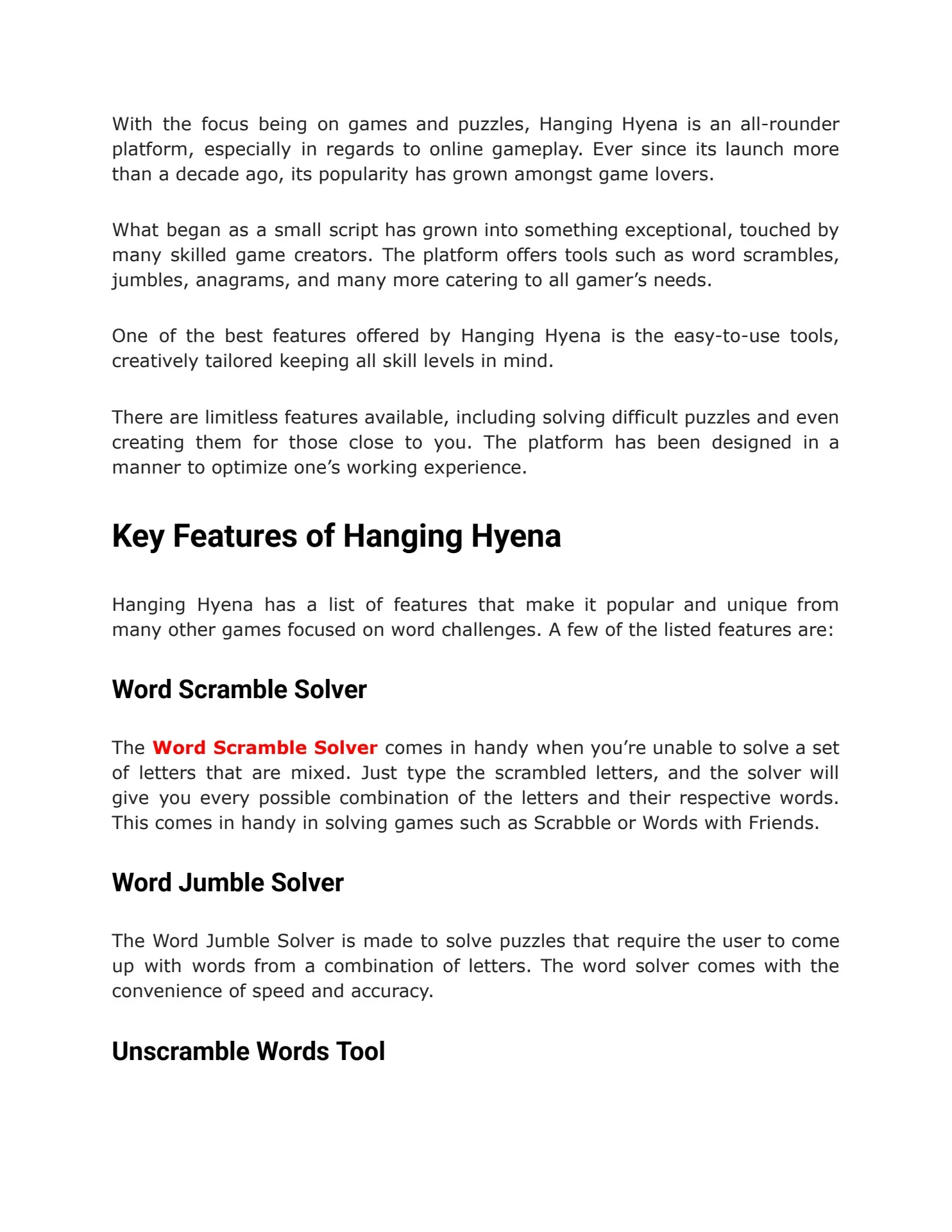 Hanging Hyena – Your Go-To Resource for Word Game Solutions