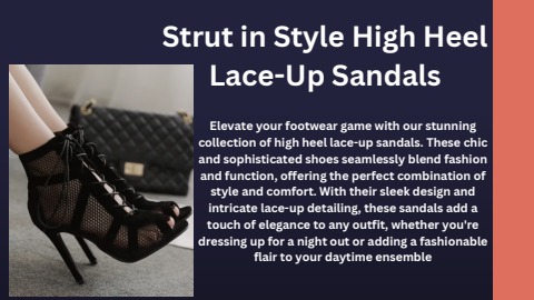 Strut in Style High Heel Lace-Up Sandals