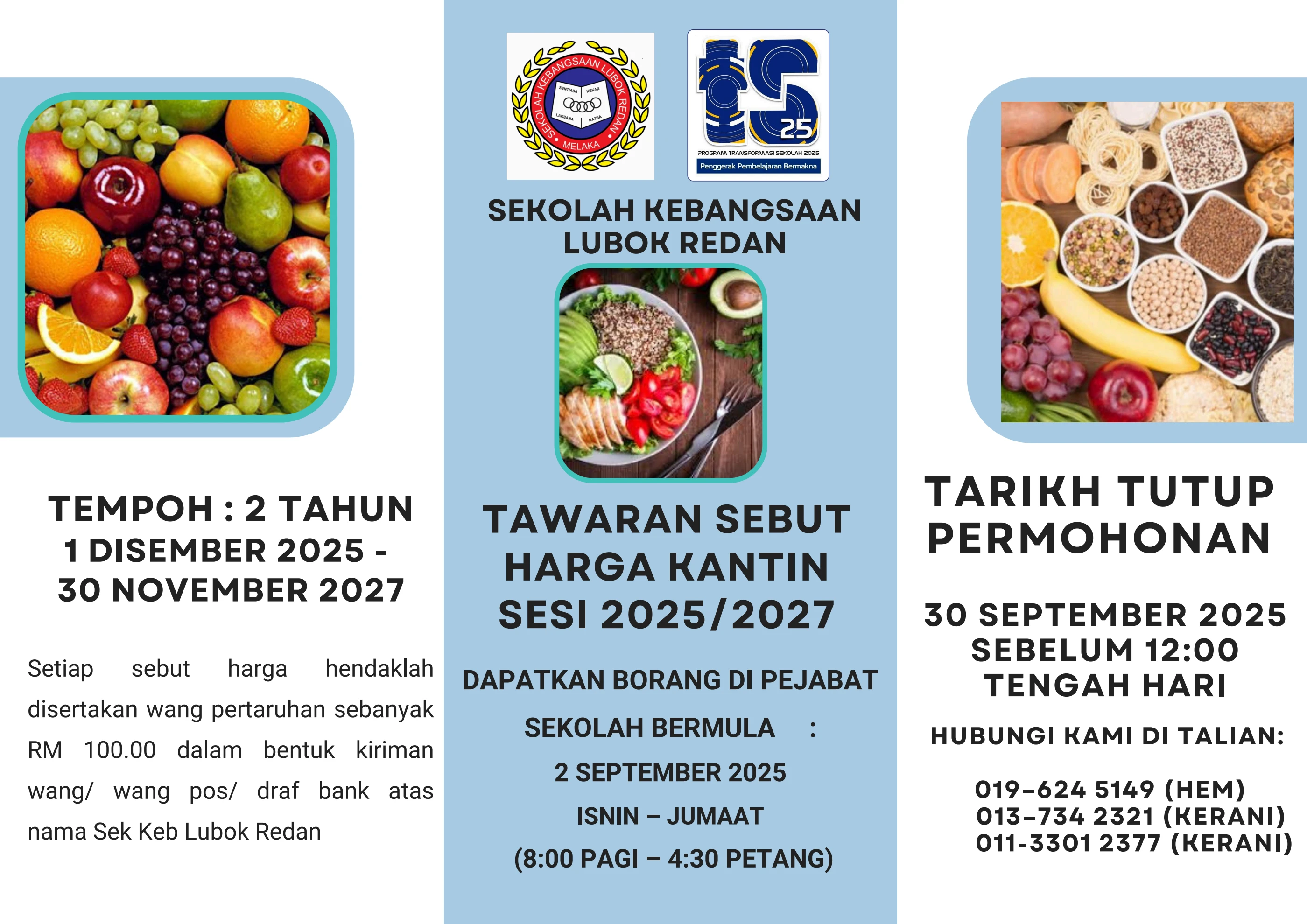 TAWARAN SEBU HARGA KANTIN SK LUBOK REDAN