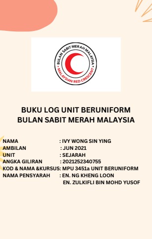 BUKU LOG BSMM IVY WONG SIN YING 22Y (1) - ivywongsinying Flip PDF | AnyFlip
