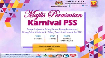 Majlis Perasmian Karnival PSS - g-04384343 | Membalik PDF Dalam talian ...