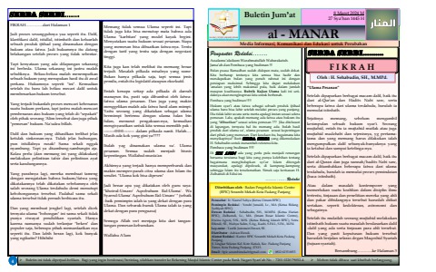 Buletin Jum'at Edisi 58 - Islamic Center Flip PDF | AnyFlip
