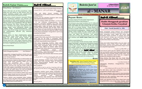 Buletin Jum'at Edisi 57 - Islamic Center Flip PDF | AnyFlip