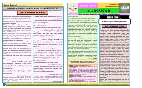 Buletin Jum'at Edisi 22 - Islamic Center Flip PDF | AnyFlip