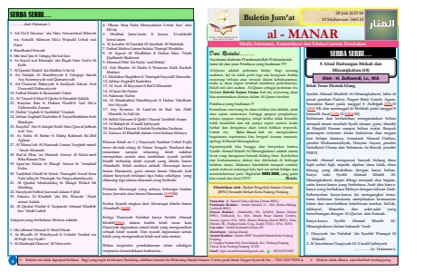 Buletin Jum'at Edisi 26 - Islamic Center Flip PDF | AnyFlip