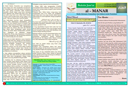 Buletin jum'at 04 - Islamic Center Flip PDF | AnyFlip