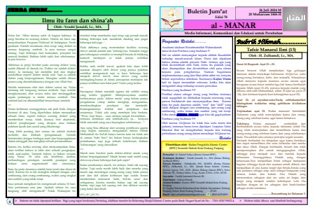 Buletin Jum'at Edisi 78 - 26 Juli 2024 - Islamic Center Flip PDF | AnyFlip