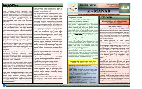 Buletin Jum'at Edisi 55 - Islamic Center Flip PDF | AnyFlip