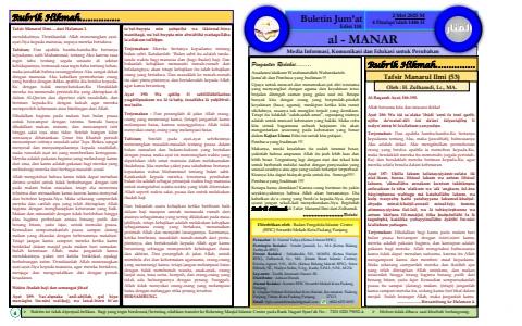 Buletin Jum'at Edisi 118 - 2 Mai 2025 - Islamic Center Flip PDF | AnyFlip