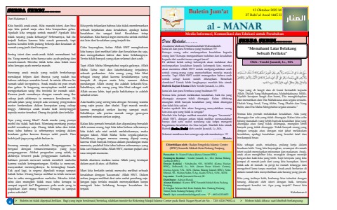 Buletin Jum'at Edisi 37 - Islamic Center Flip PDF | AnyFlip