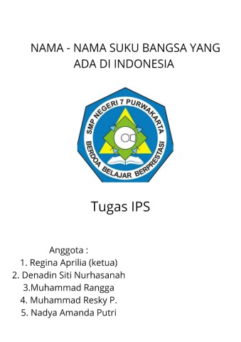 nama nama suku bangsayang ada di indonesia - hehanusanusa18 Flip PDF | AnyFlip