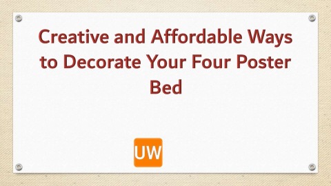 Modern Four Poster Bed with Storage Perfect for Your Bedroom - urban ...