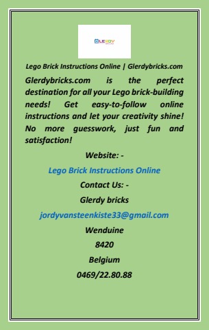 Lego Brick Instructions Online Glerdybricks - glerdybricks Flip PDF ...