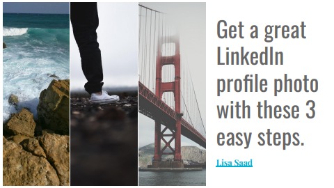 Get a great LinkedIn profile photo with these 3 easy steps. - Lisa Saad Flip PDF | AnyFlip
