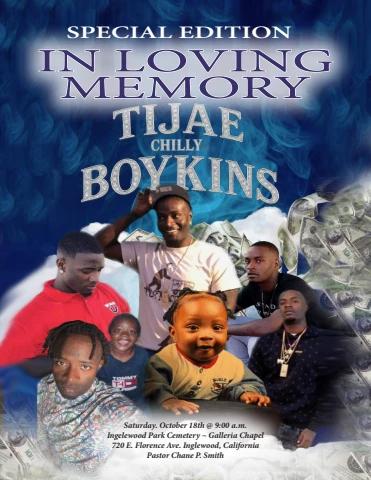 Tijae Timothy Boykin Memorial