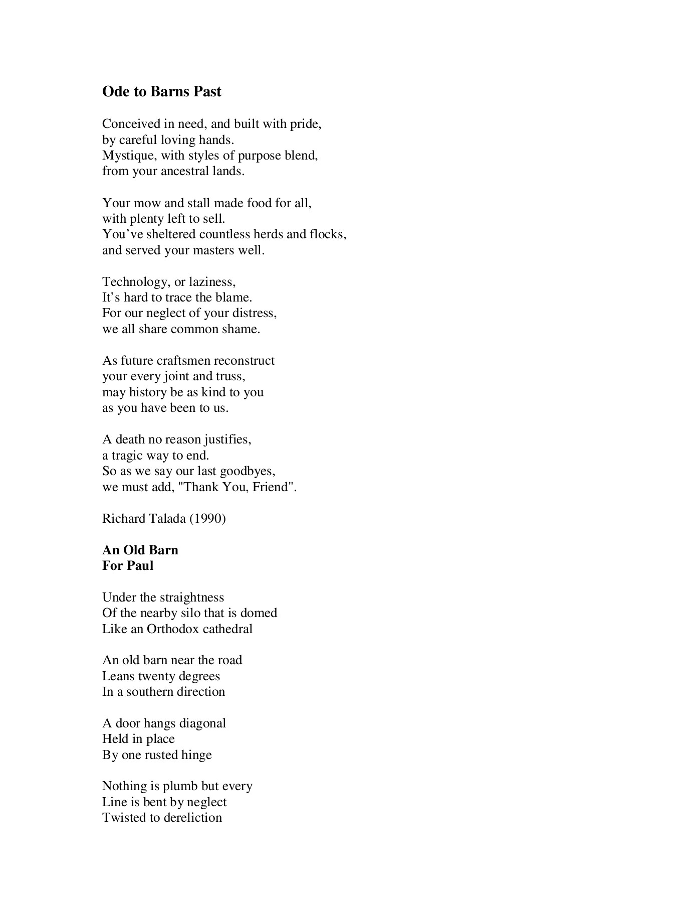 Poems Beautiful Old Barns Beautiful Old Barn, Garrard County, Kentucky