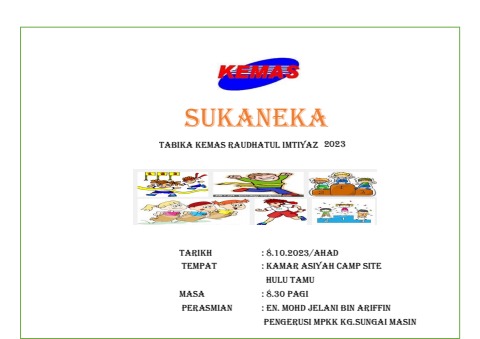 BUKU PROGRAM SUKANEKA TABIKA KEMAS RAUDHATUL IMTIYAZ - Aida Nor Flip PDF | AnyFlip