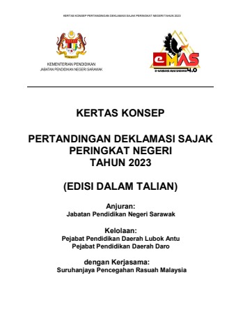 Kertas Konsep Deklamasi Sajak_Peringkat Negeri_2023 - SK BULAN JERAGAM ...
