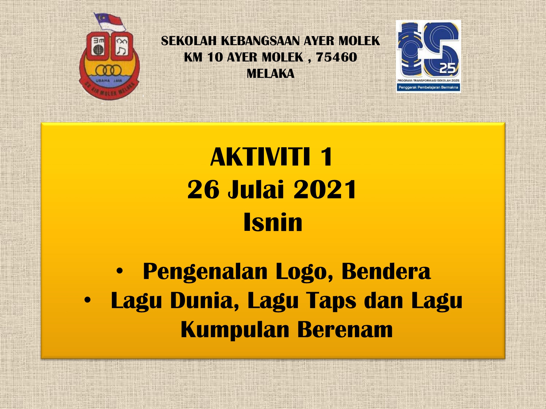 Kumpulan Berenam Logo LAGU KUMPULAN BERENAM, AHLI BARU, PANDU PUTERI