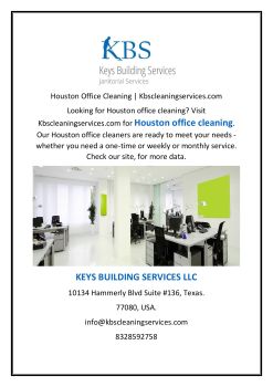 Houston Office Cleaning | Kbscleaningservices.com - KEYS BUILDING ...