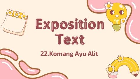 Exposition Text