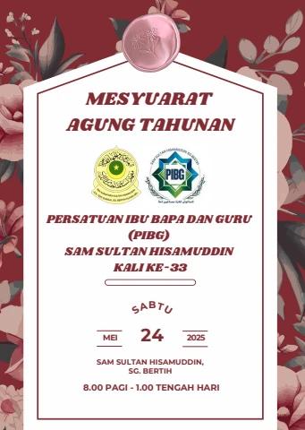MESYUARAT PIBG SAM SULTAN HISAMUDDIN KALI KE-33