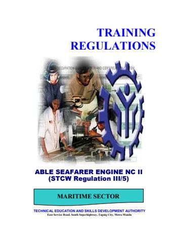 TR Able Seafarer Engine NC II (III-5)