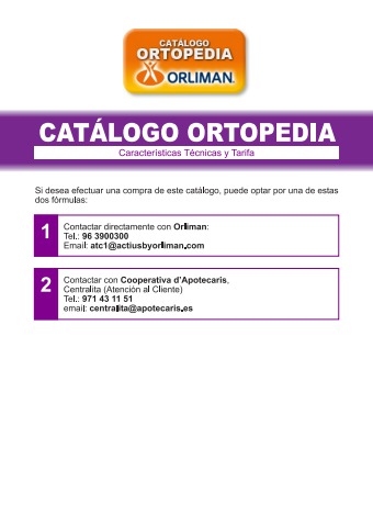 CATÁLOGO ORTOPEDIA ORLIMAN