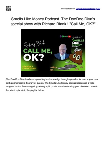 Smells Like Money Podcast. The DooDoo Diva's special show! "Call Me, OK ...