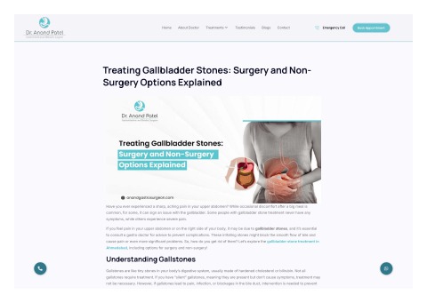 Treating Gallbladder Stones: Surgery and Non-Surgery Options Explained