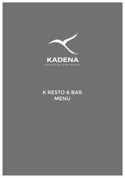 MENU KADENA - kadenaresort Flip PDF | AnyFlip
