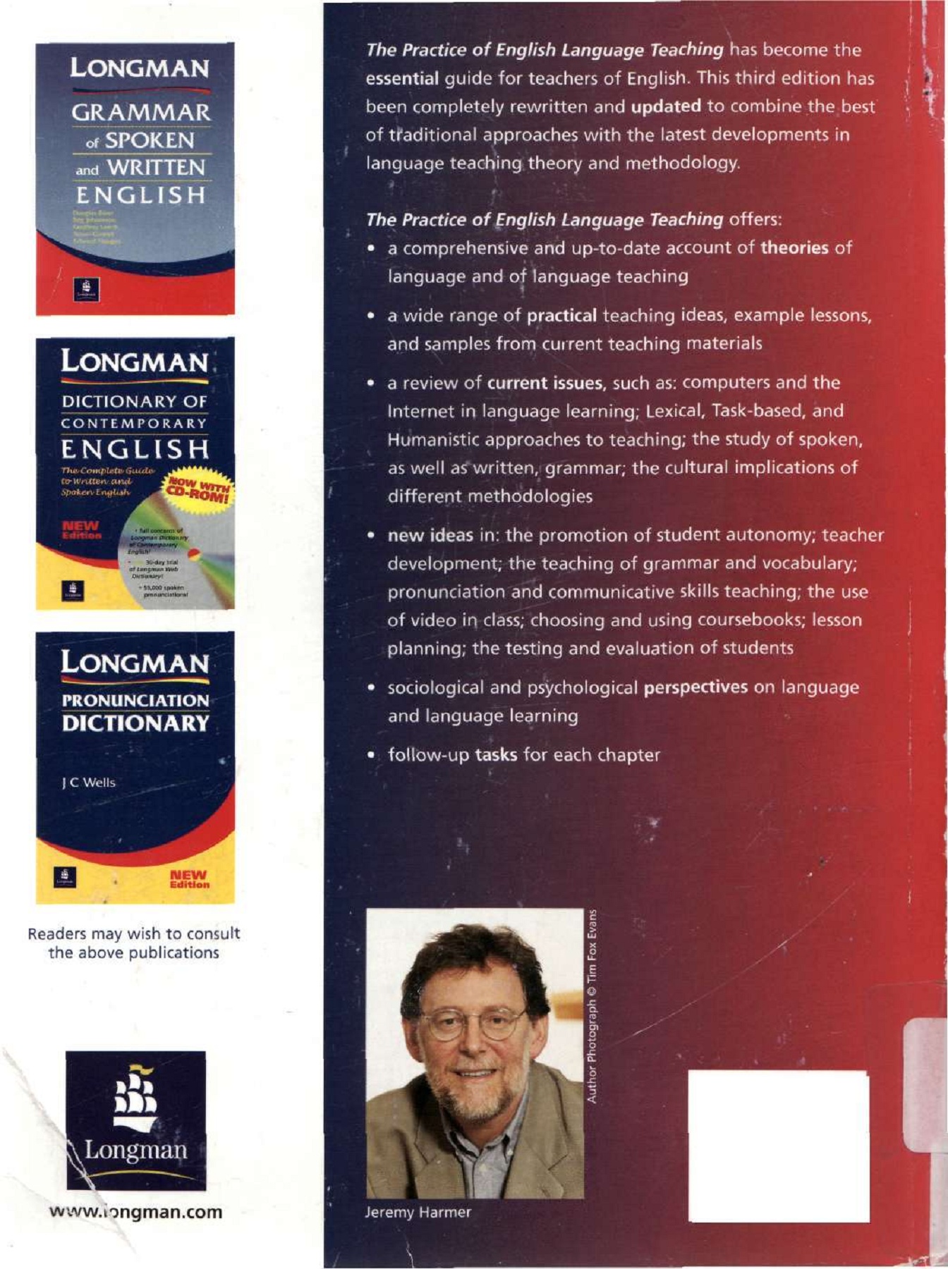 Jeremy Harmer Author Of The Practice Of English Language Teaching And